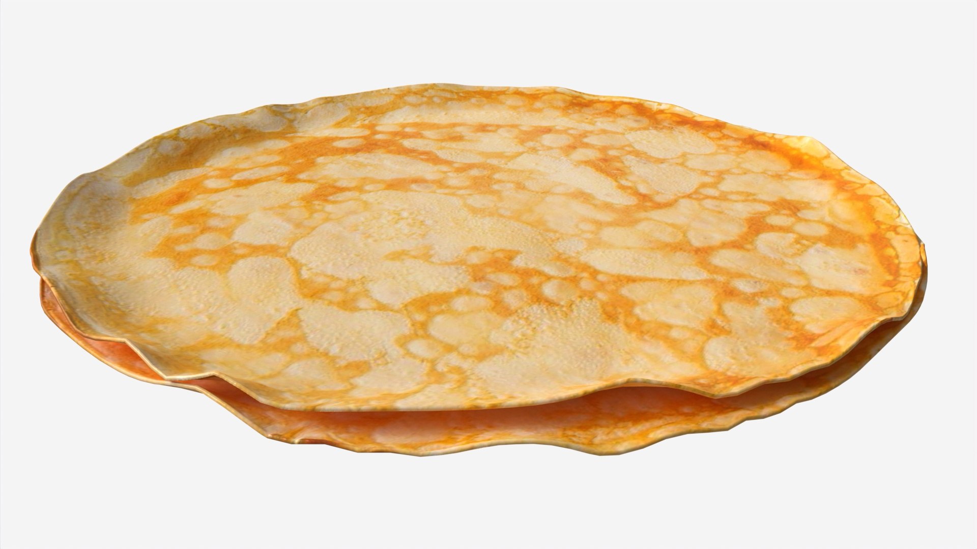 Pancakes Plain 3D Model - TurboSquid 1987819