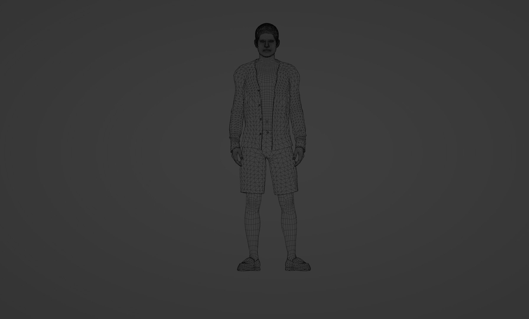 3D Model Of A Stylish Young Man In Casual Attire 3D - TurboSquid 2162505