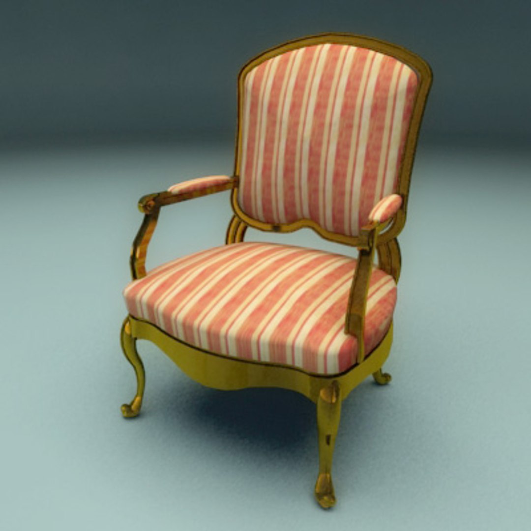 classic chair 3d 3ds