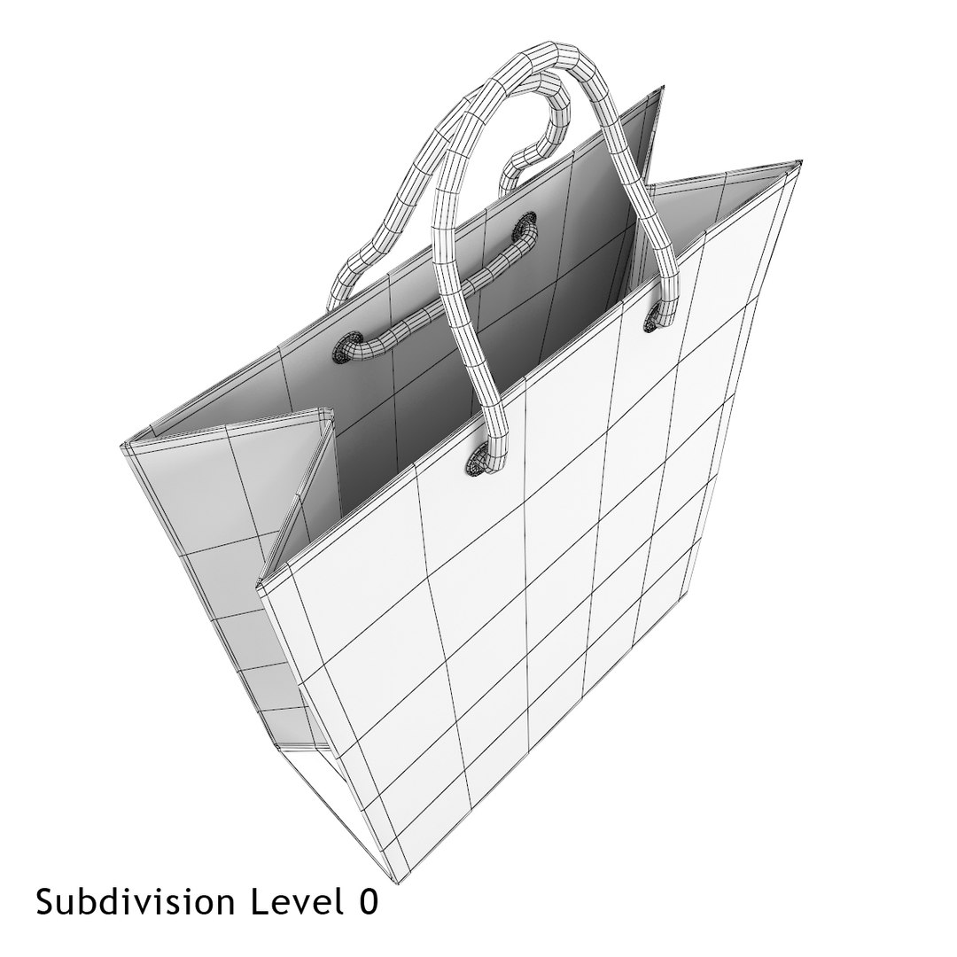 3d 3ds Shopping Bag