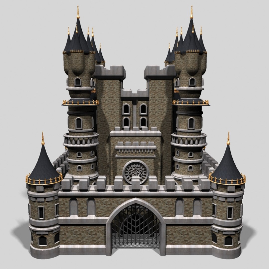 Fantasy Castle 3d Model