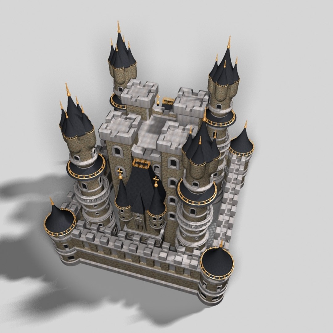 Fantasy Castle 3d Model