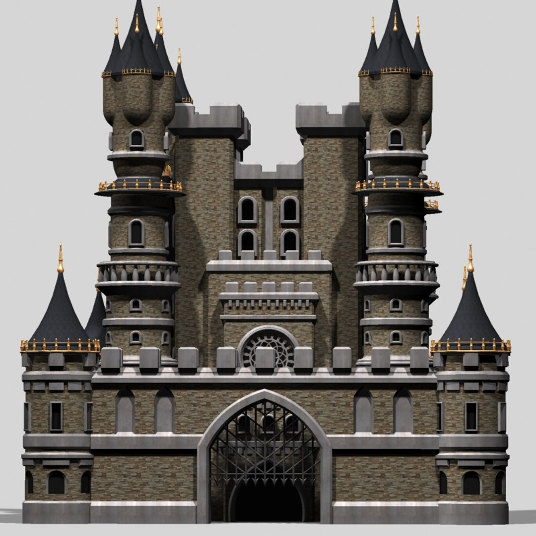 Fantasy Castle 3d Model