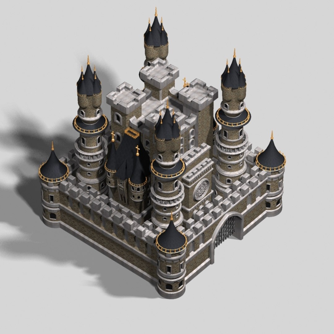 Fantasy Castle 3d Model