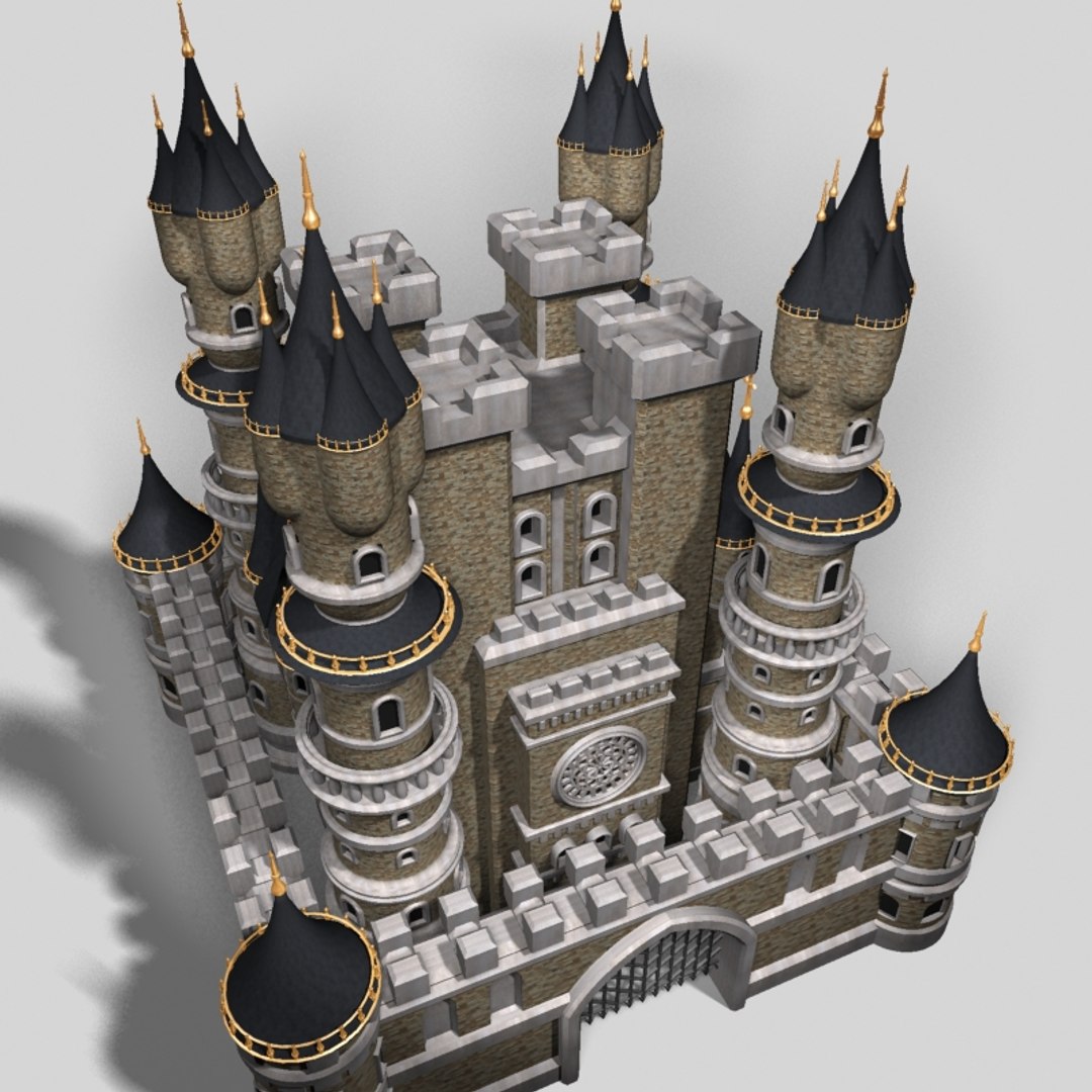 Fantasy Castle 3d Model