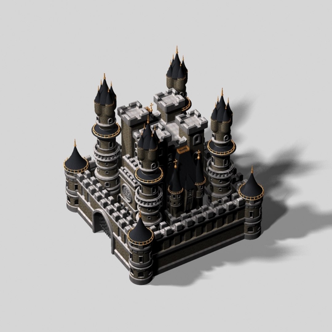 Fantasy Castle 3d Model
