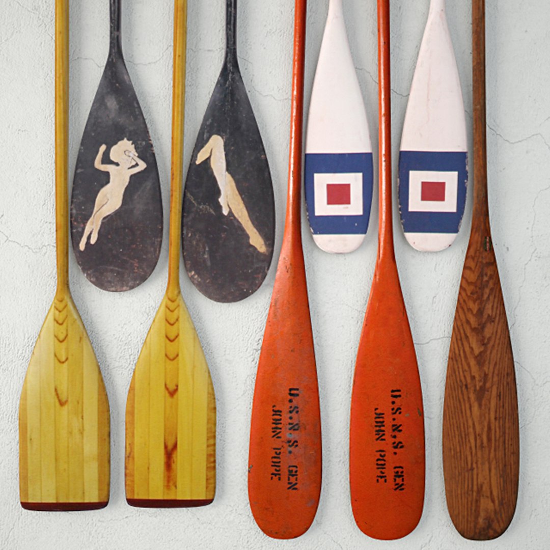 3D Canoe Paddles Model - TurboSquid 1215818