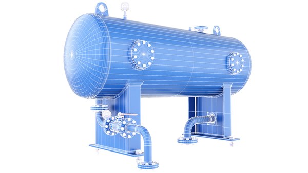 Vessel pressure lng 3D model - TurboSquid 1702016
