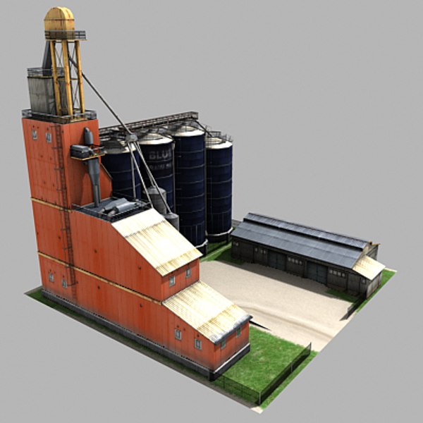 3d model silo