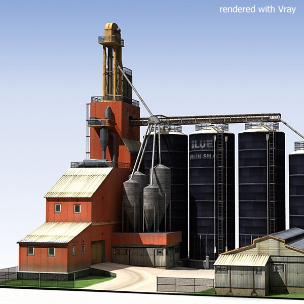 3d model silo