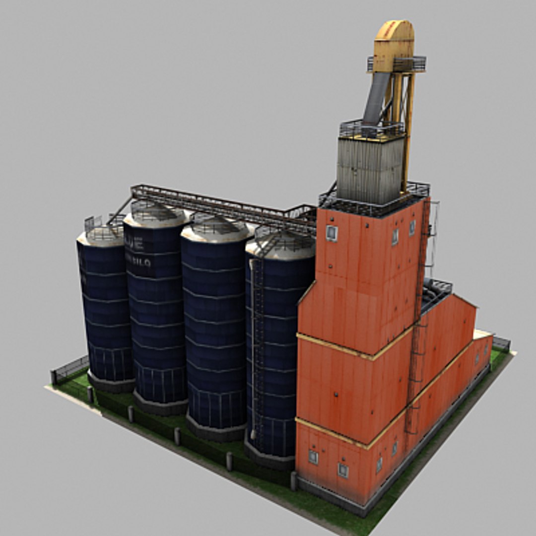 3d Model Silo