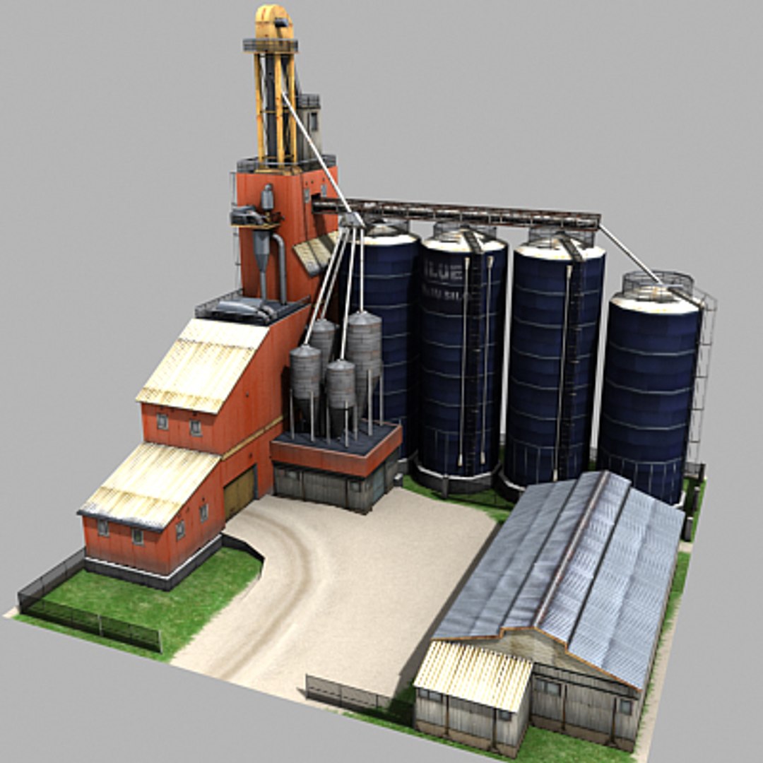 3d Model Silo