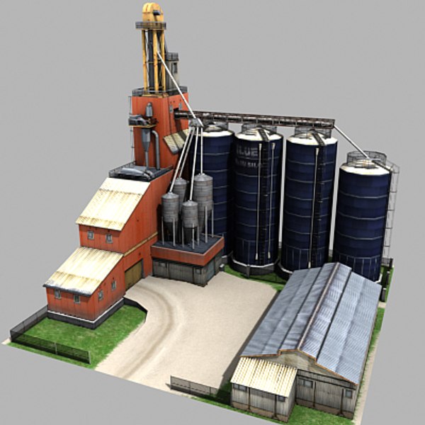 3d model silo