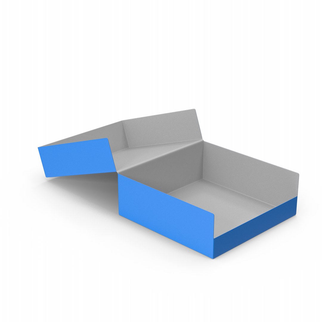 3D Blue Packages Boxes Collection Model - TurboSquid 2216111