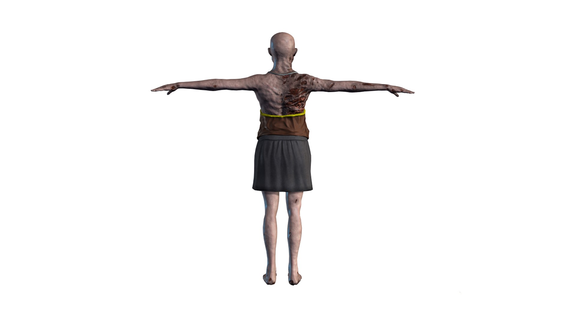 3D Woman Horror 4 Model - TurboSquid 1902368