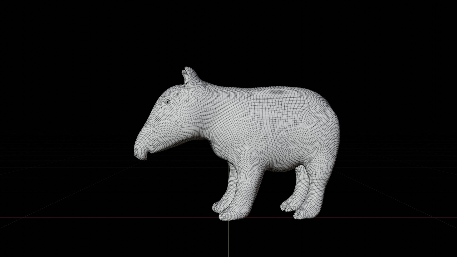 3D Tapir - TurboSquid 2245931