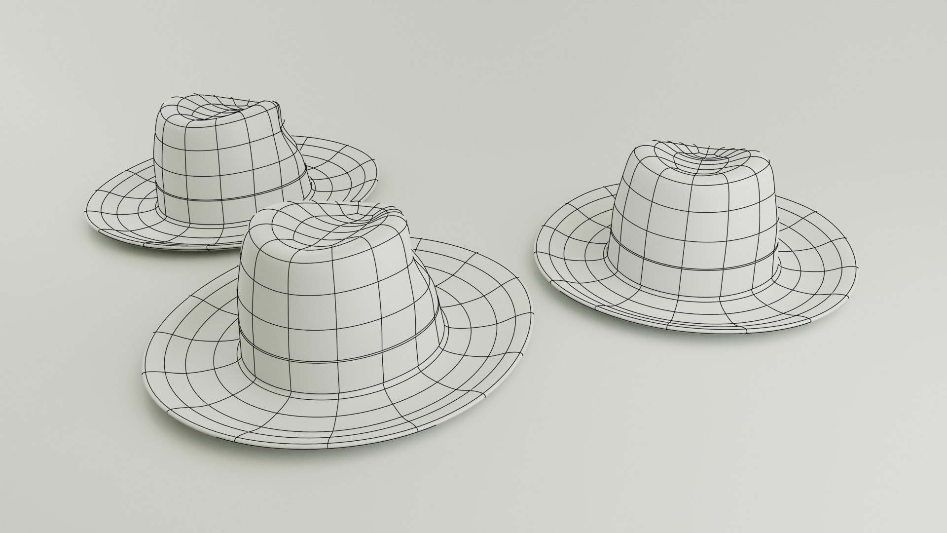 Low Poly Realistic Subdivision-Ready Fedora 3D Model 3D model ...