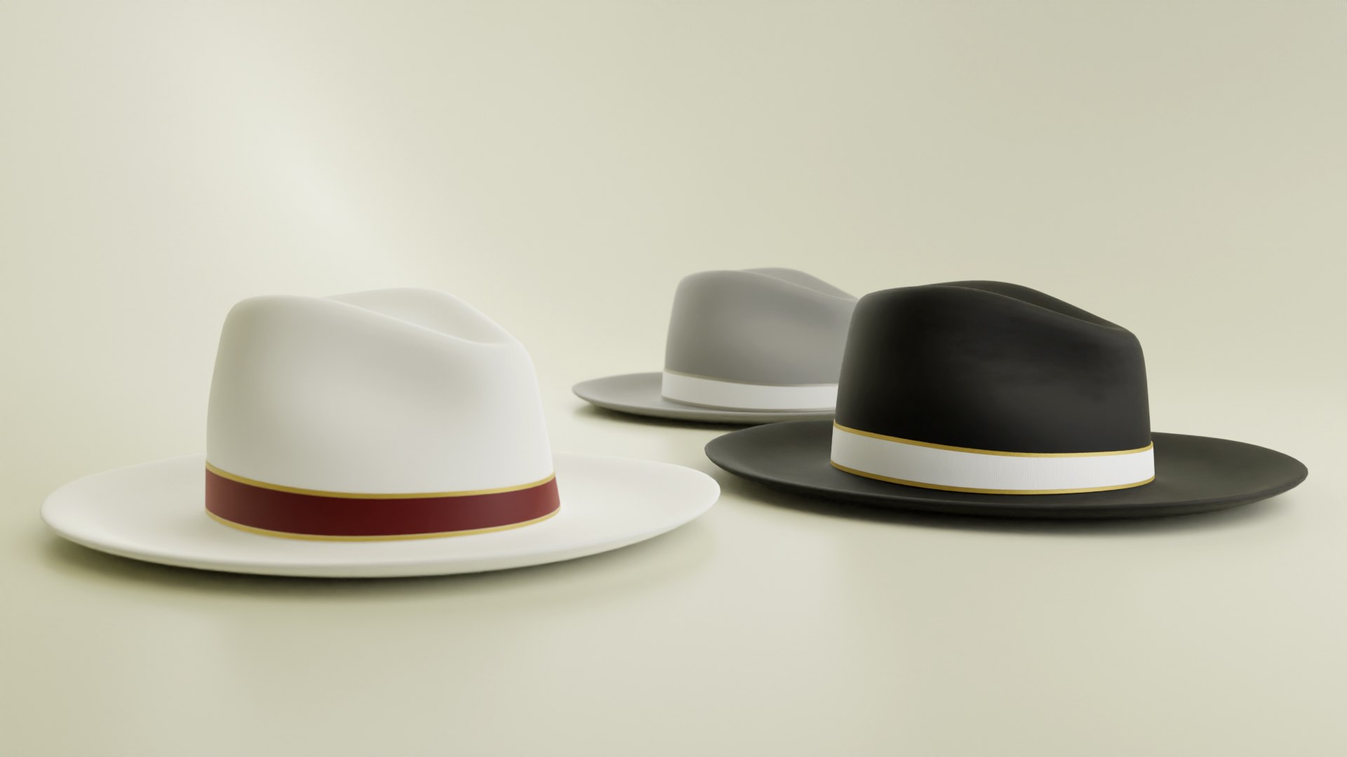 Low Poly Realistic Subdivision-Ready Fedora 3D Model 3D model ...