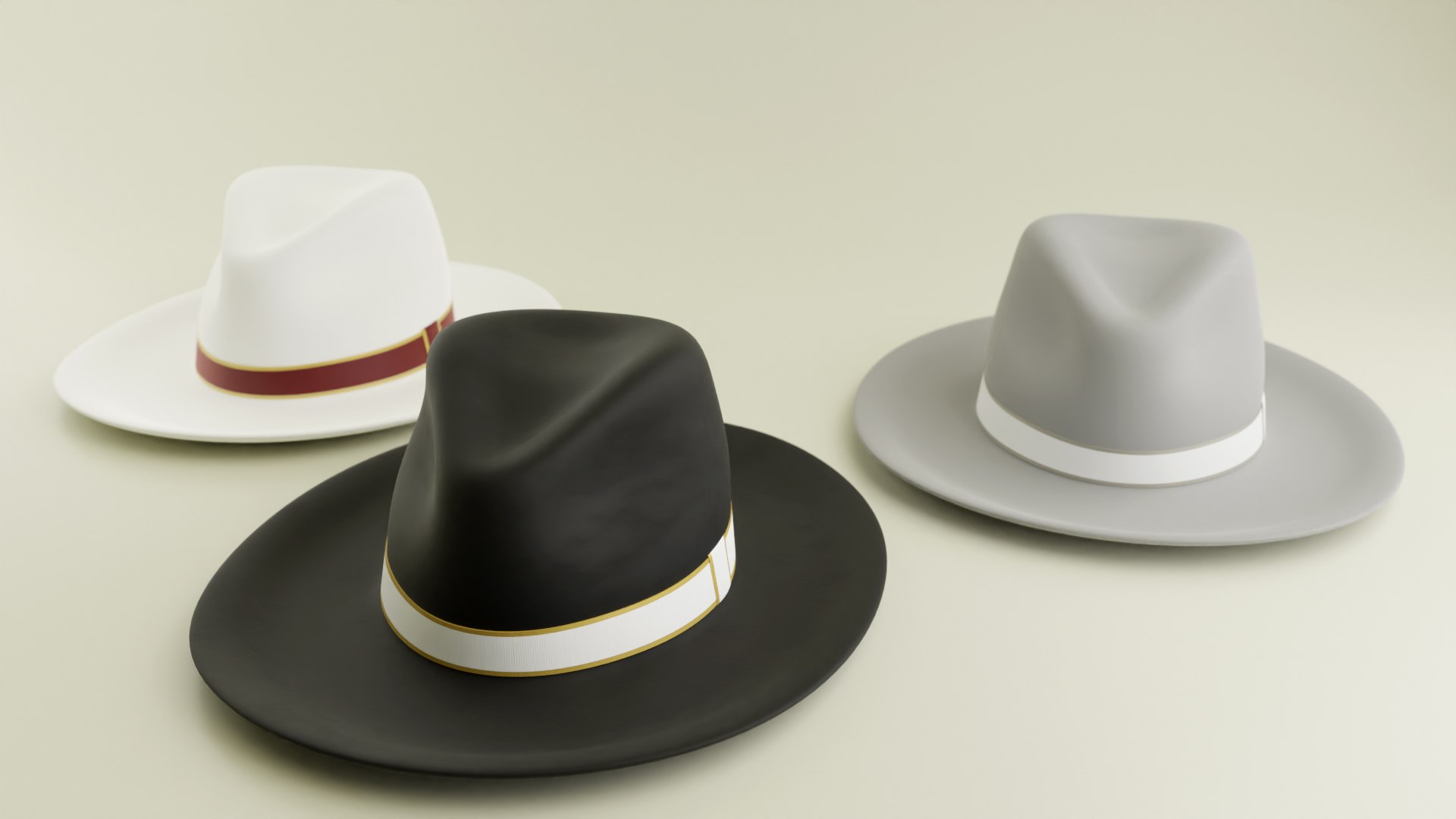 Low Poly Realistic Subdivision-Ready Fedora 3D Model 3D model ...