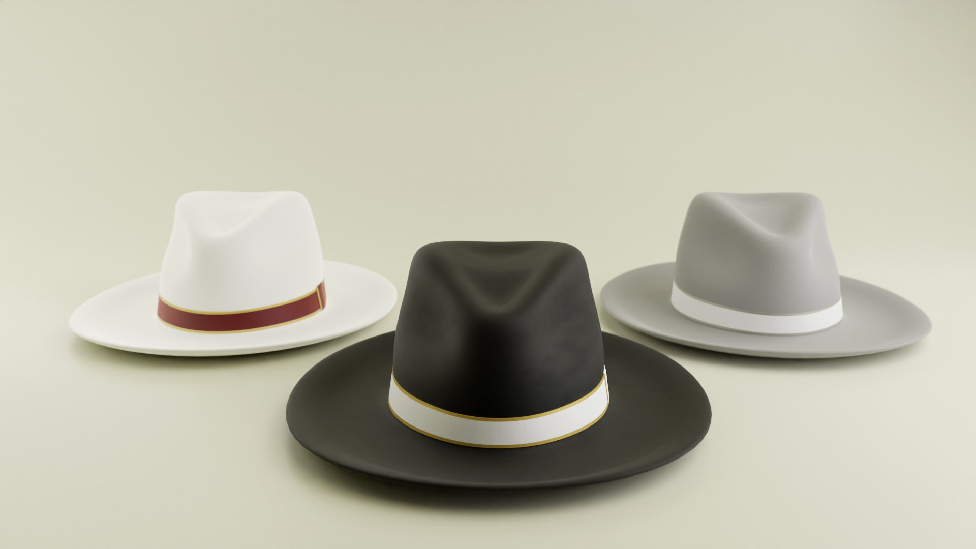 Low Poly Realistic Subdivision-Ready Fedora 3D Model 3D model ...