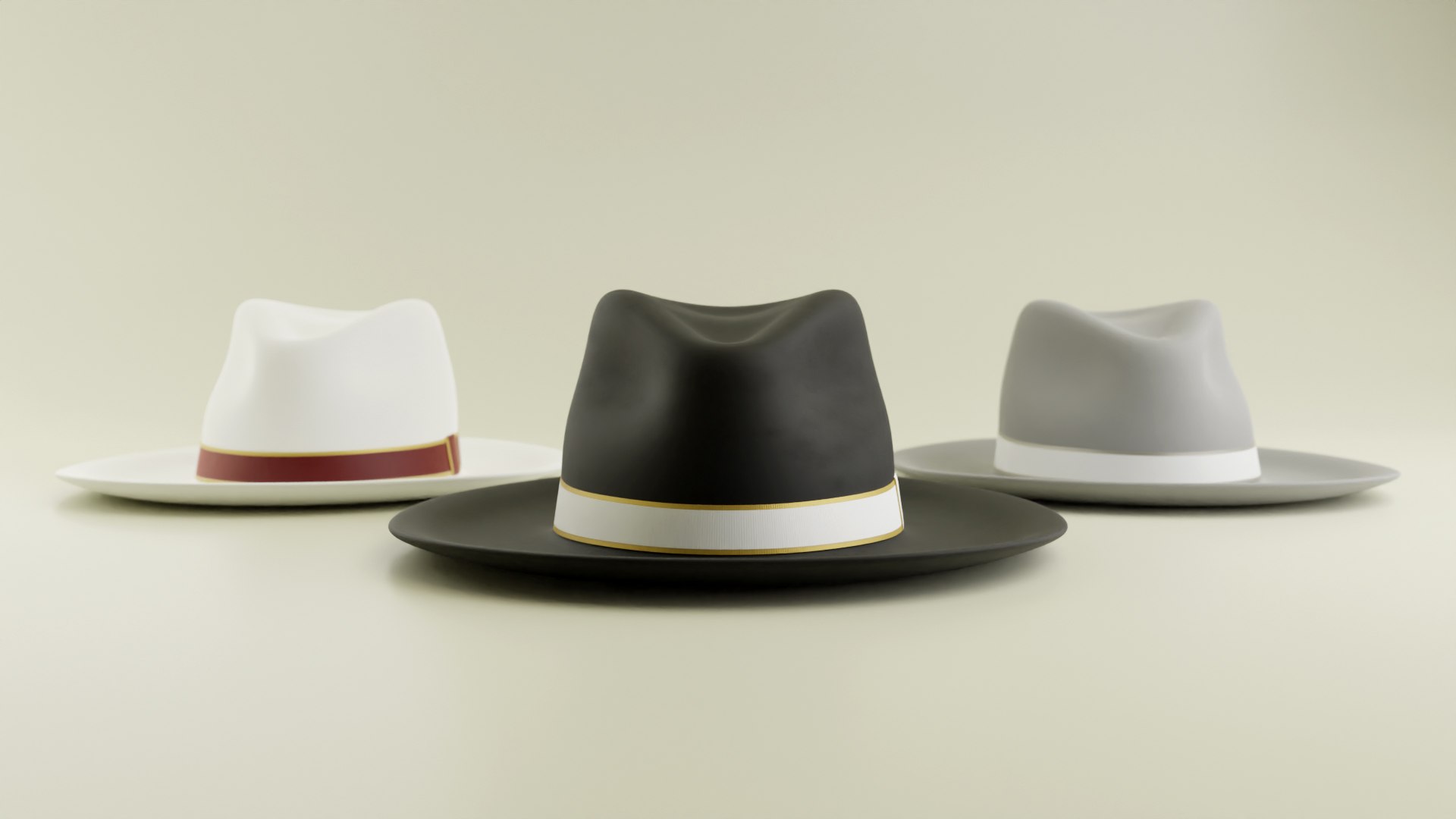 Low Poly Realistic Subdivision-Ready Fedora 3D Model 3D model ...