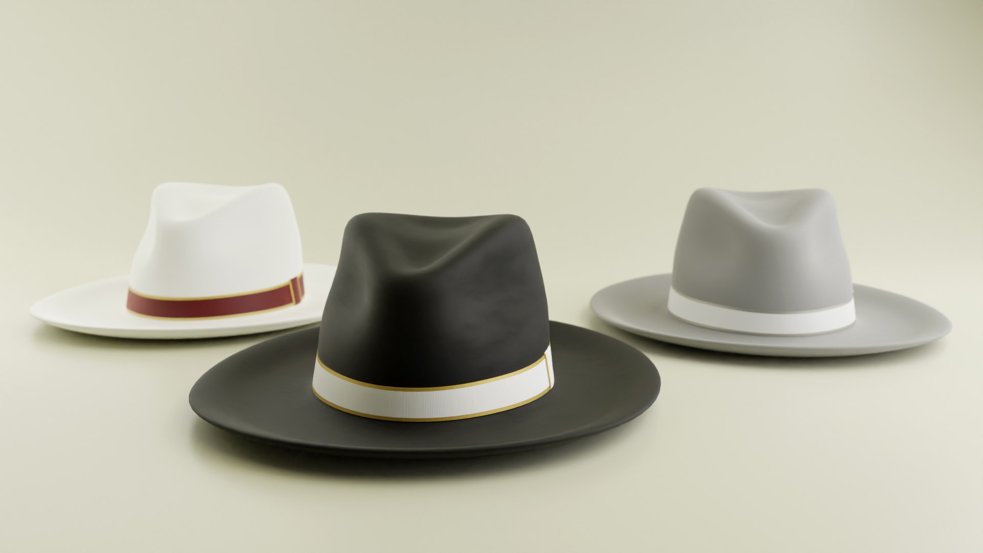 Low Poly Realistic Subdivision-Ready Fedora 3D Model 3D model ...