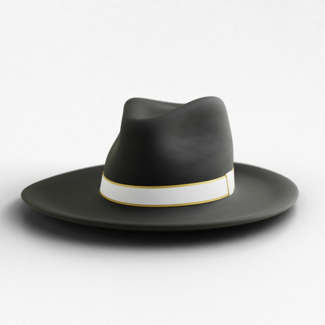 Low Poly Realistic Subdivision-Ready Fedora 3D Model 3D model ...