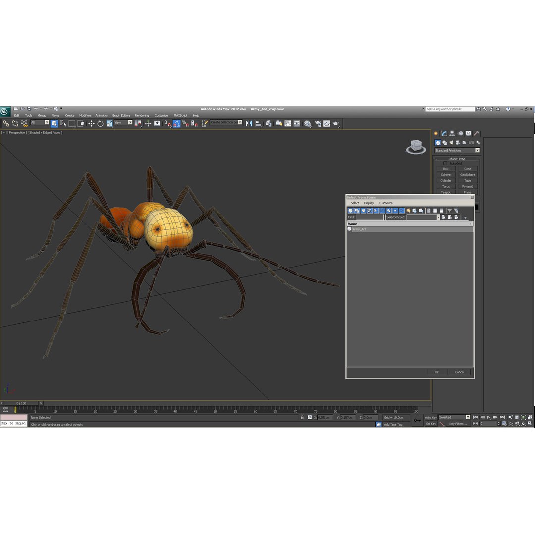 3d Army Ant Insect