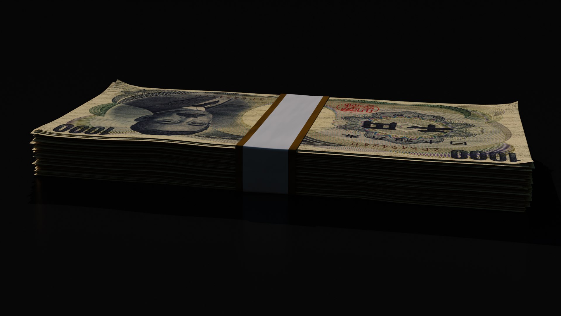 3D Money Stack - Modelled - TurboSquid 1694934
