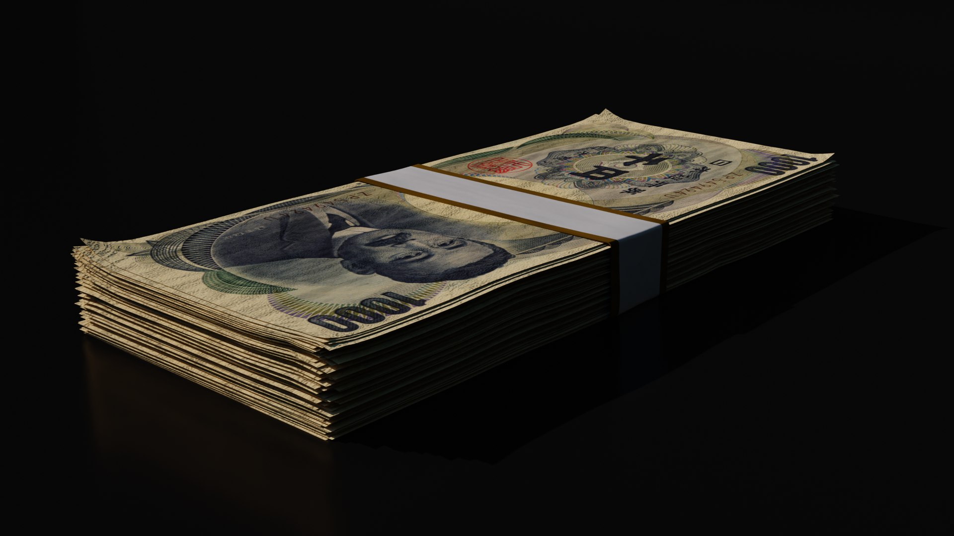 3D Money Stack - Modelled - TurboSquid 1694934