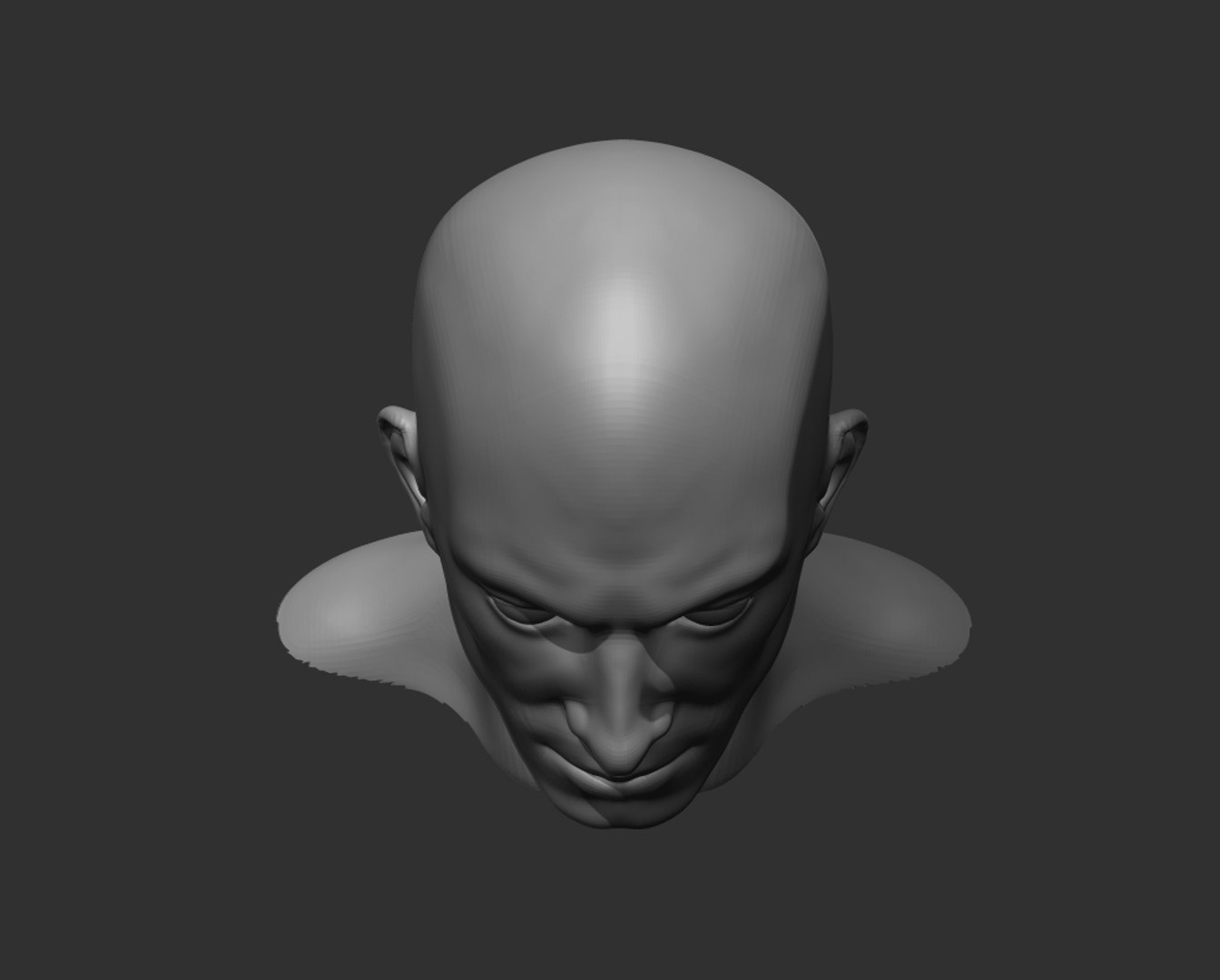 Male head realistic base mesh 3D model - TurboSquid 1550351
