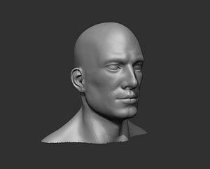 3D model male head base mesh - TurboSquid 1660363