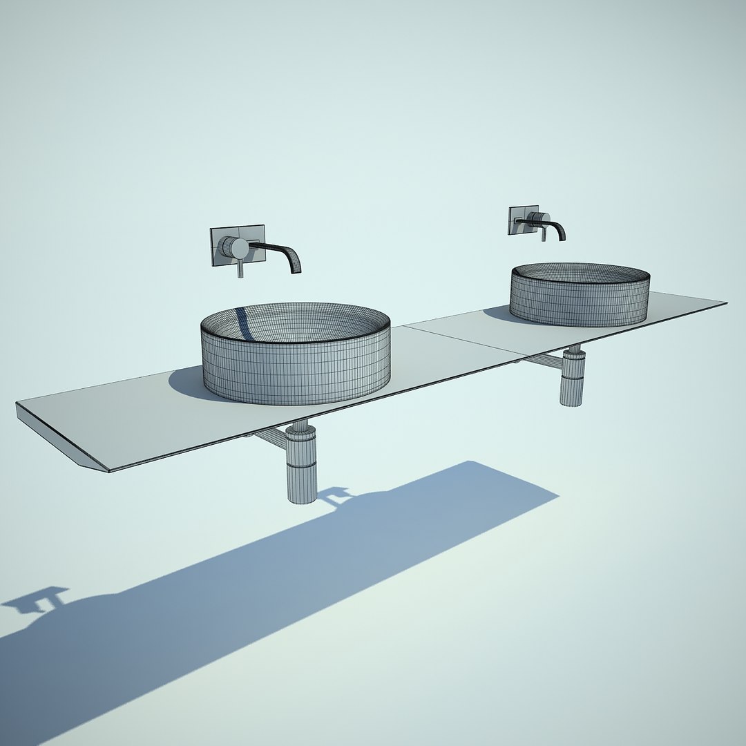 washbasin 3d max