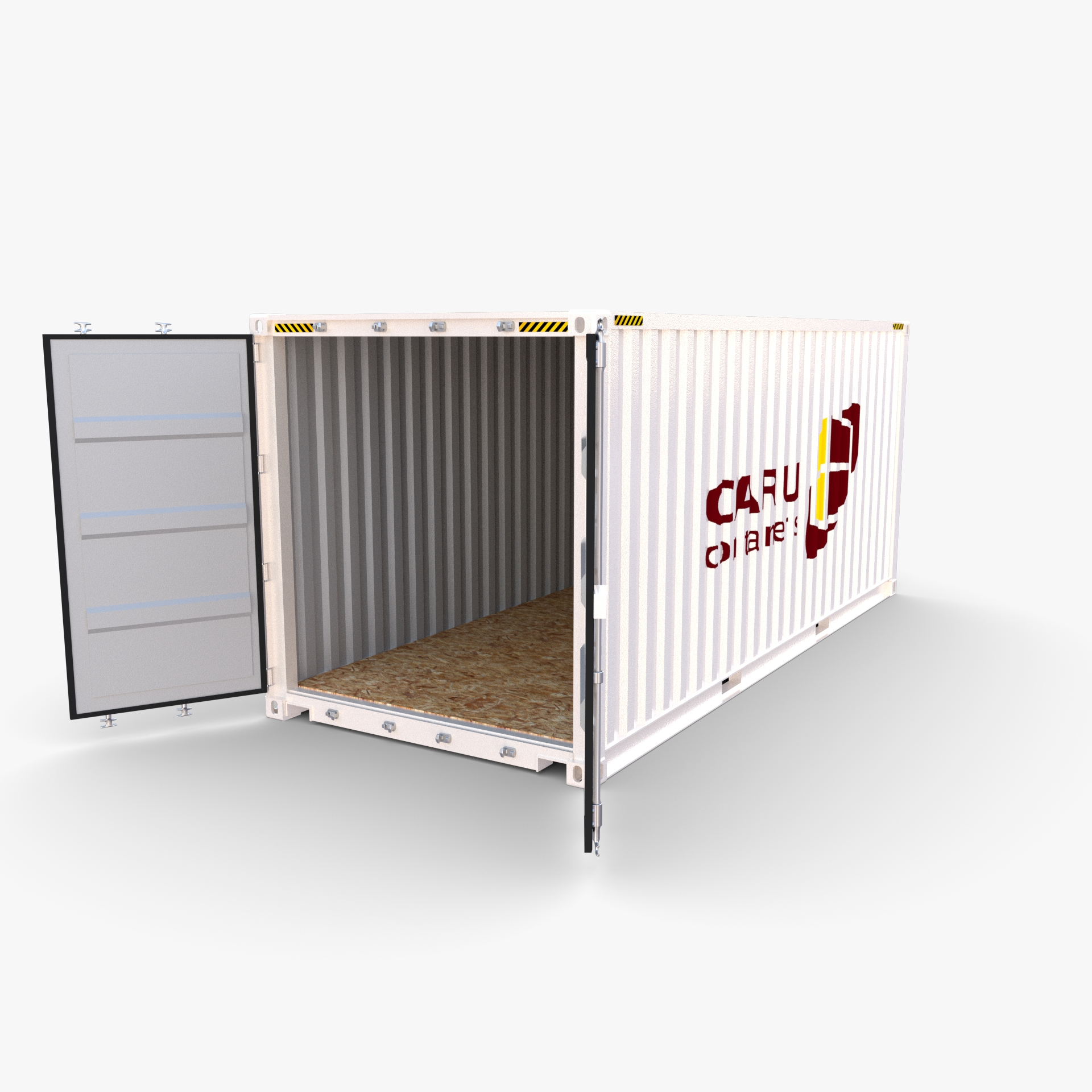 3D 20ft Shipping Container Caru v1 - TurboSquid 1835178
