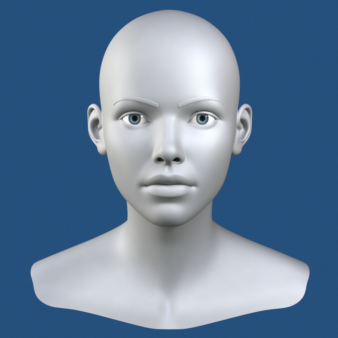 Max Realistic Female Head