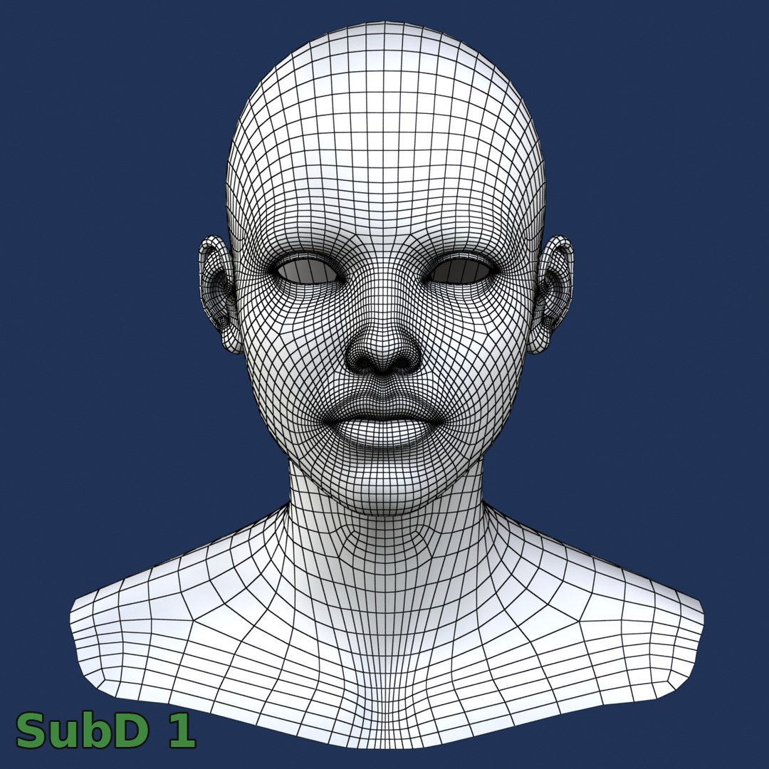 Max Realistic Female Head