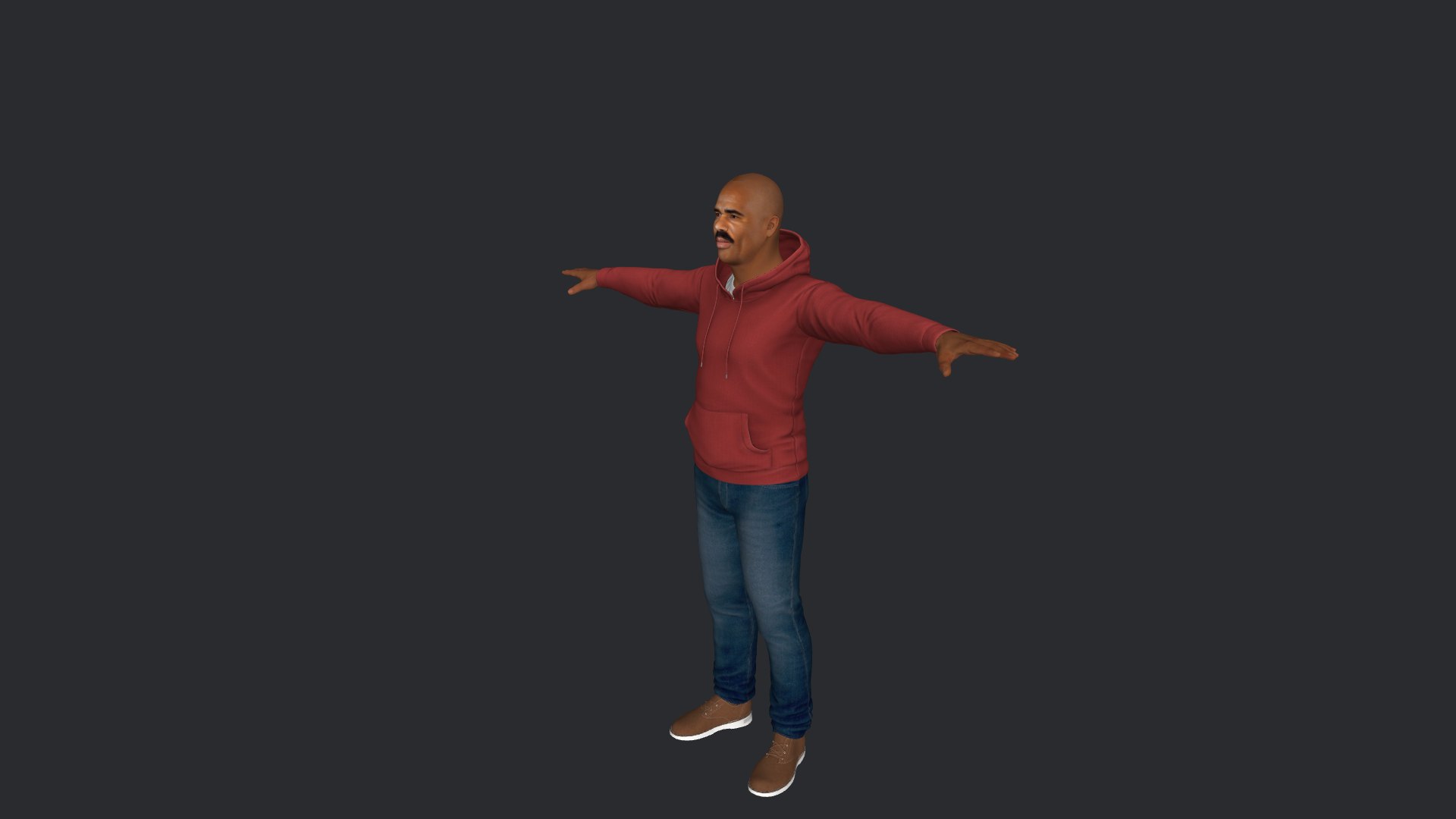 3D Steve Harvey Hyper Realistic Full Body Fully Rigged 3D Character ...