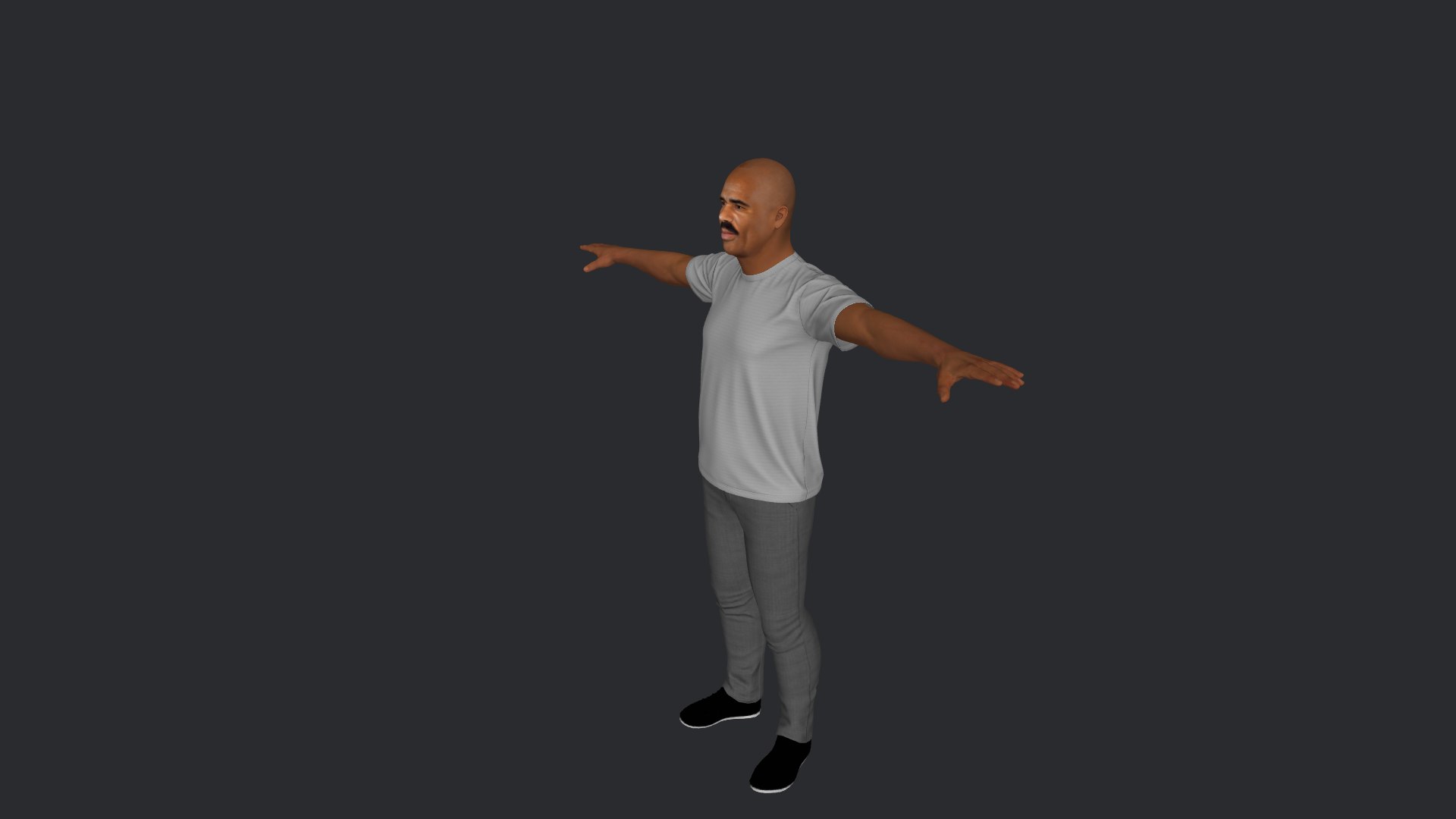 3D Steve Harvey Hyper Realistic Full Body Fully Rigged 3D Character ...