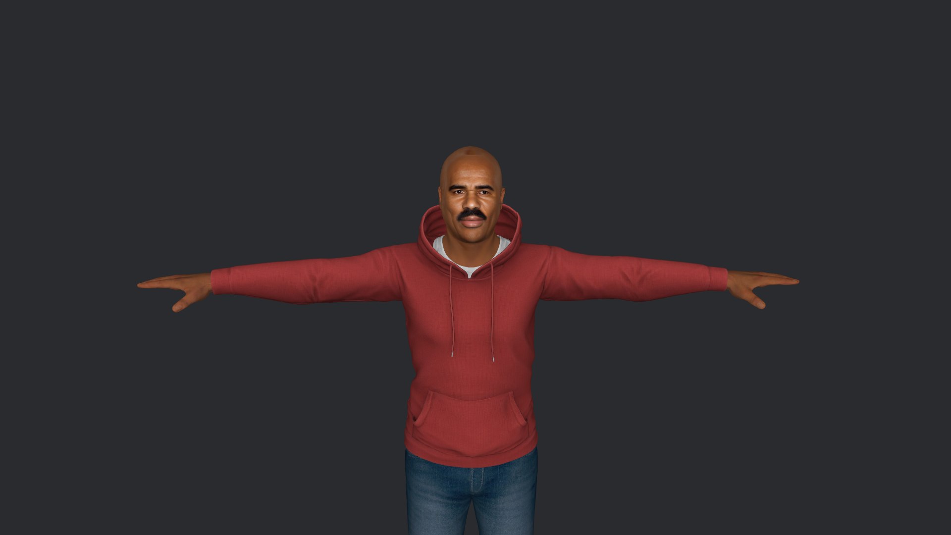 3D Steve Harvey Hyper Realistic Full Body Fully Rigged 3D Character ...