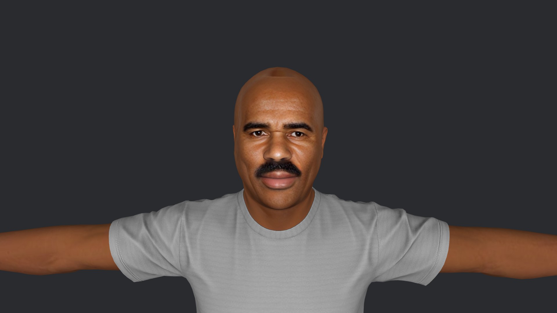 3D Steve Harvey Hyper Realistic Full Body Fully Rigged 3D Character ...