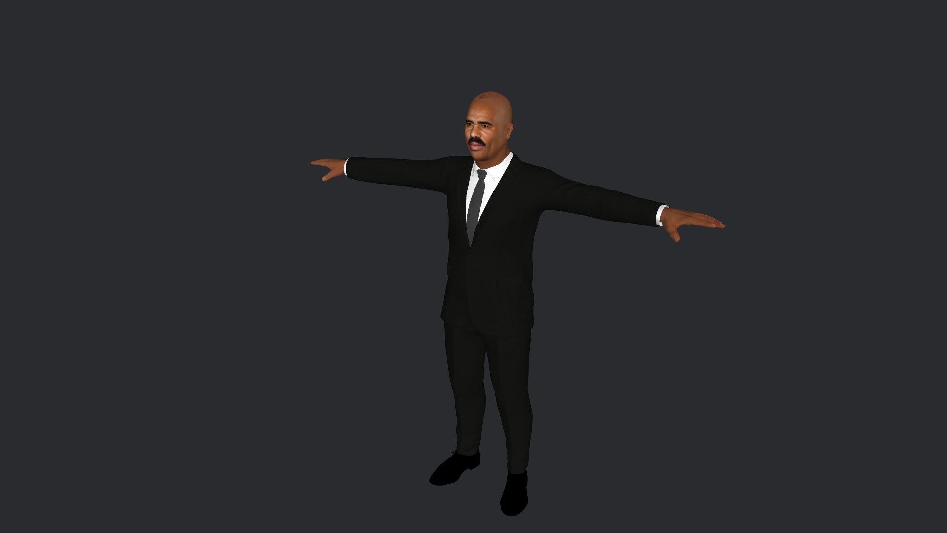3D Steve Harvey Hyper Realistic Full Body Fully Rigged 3D Character ...