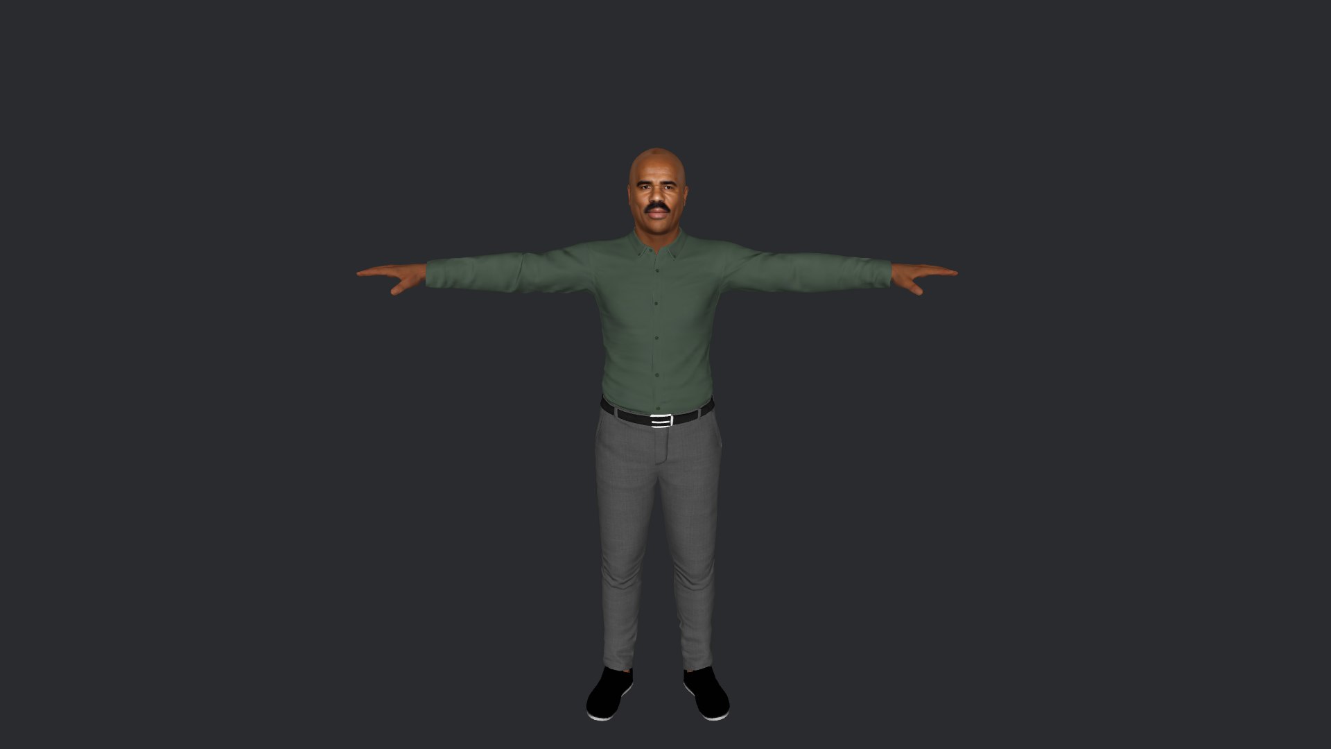 3D Steve Harvey Hyper Realistic Full Body Fully Rigged 3D Character ...