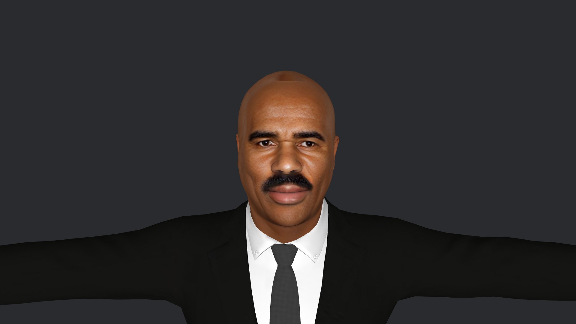 3D Steve Harvey Hyper Realistic Full Body Fully Rigged 3D Character ...