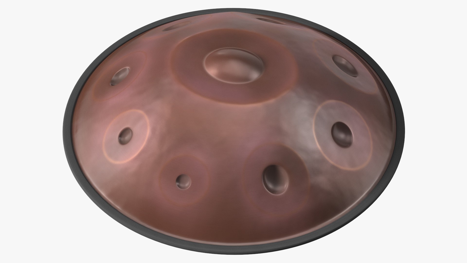 Hang Instrument Copper 3D model - TurboSquid 1820732