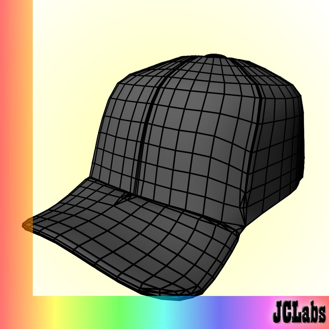 3d model cap