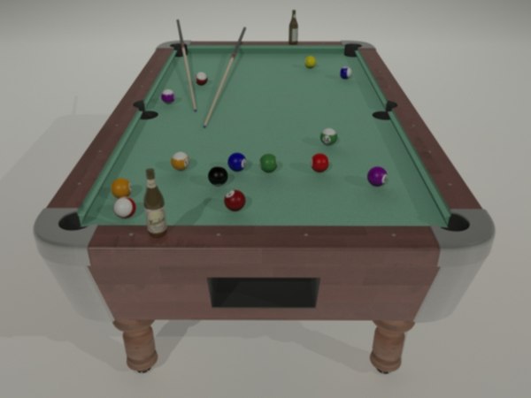 modelo 3d Mesa de billar gratis - TurboSquid 676179