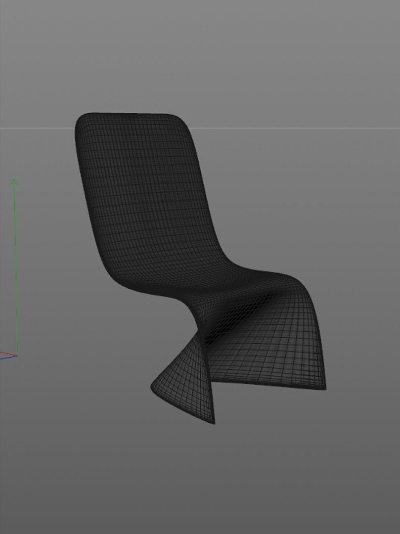 3d Simple Modern Chair Model