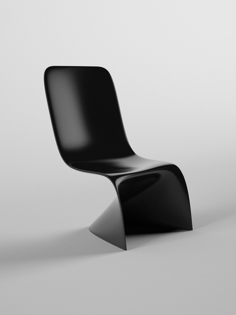 3d Simple Modern Chair Model