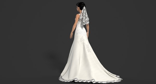 3D realistic bride - TurboSquid 1178756