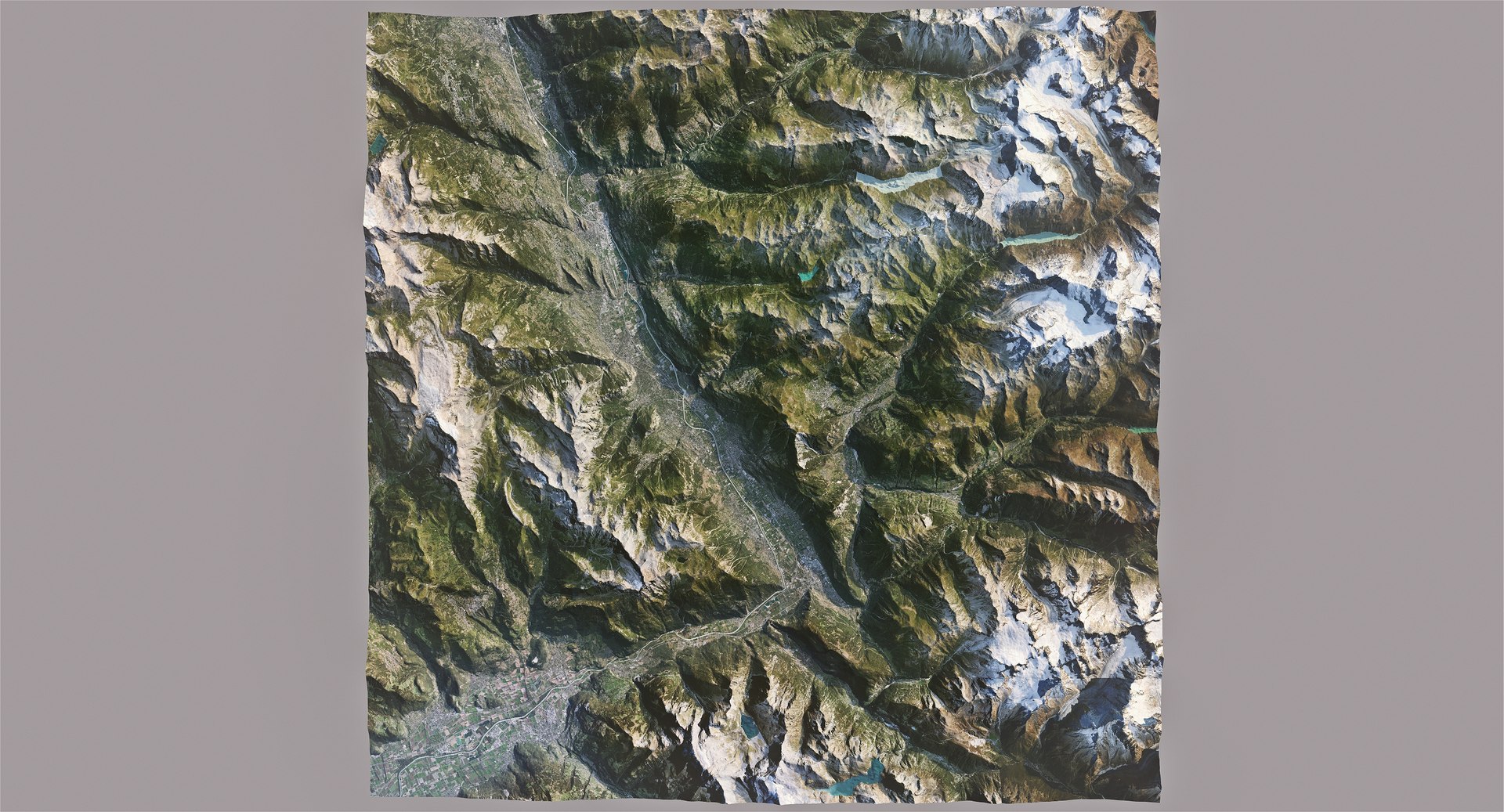 3d Alps Landscape Terrain